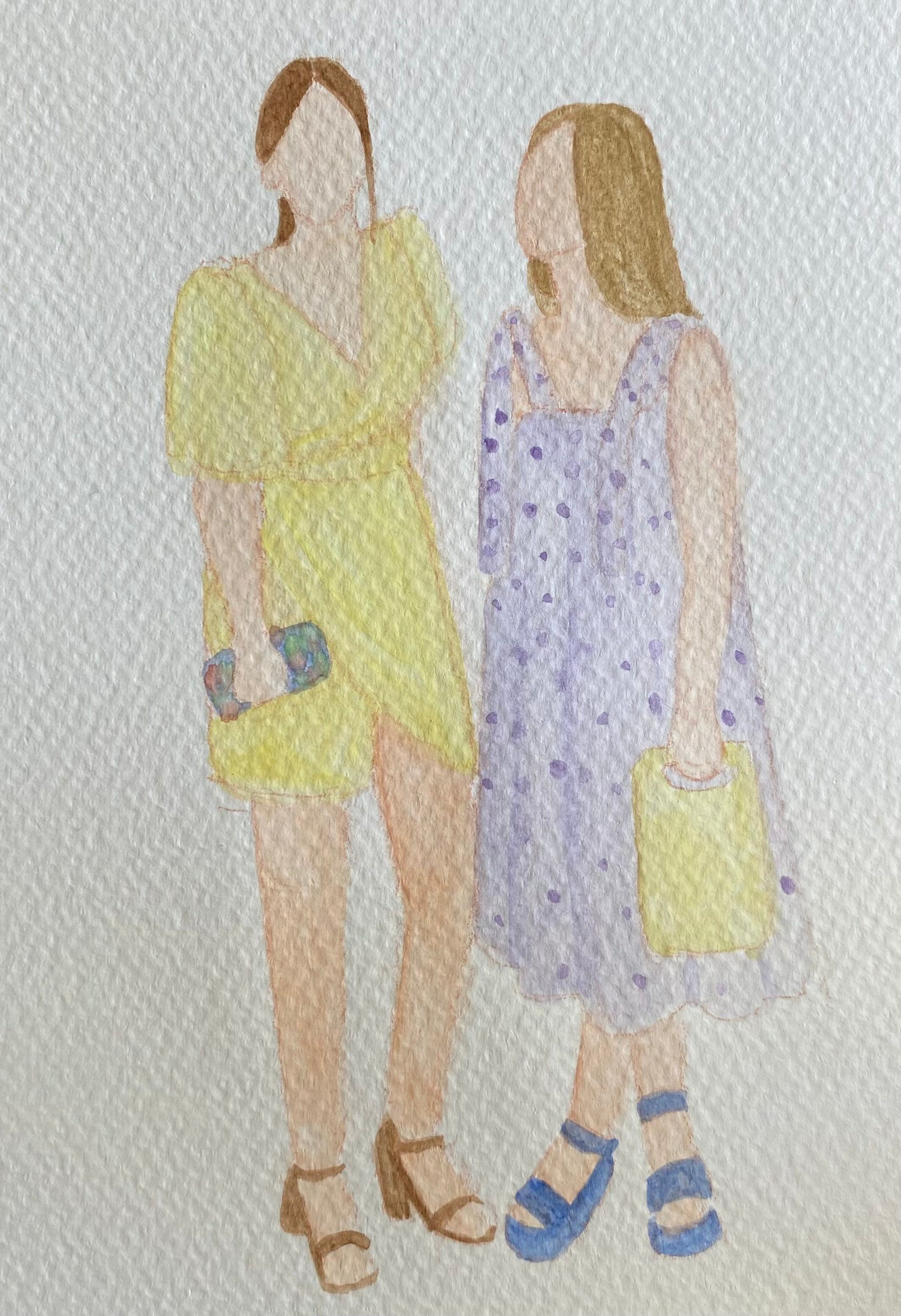 Watercolor Portraits – Delaney Nelson Design