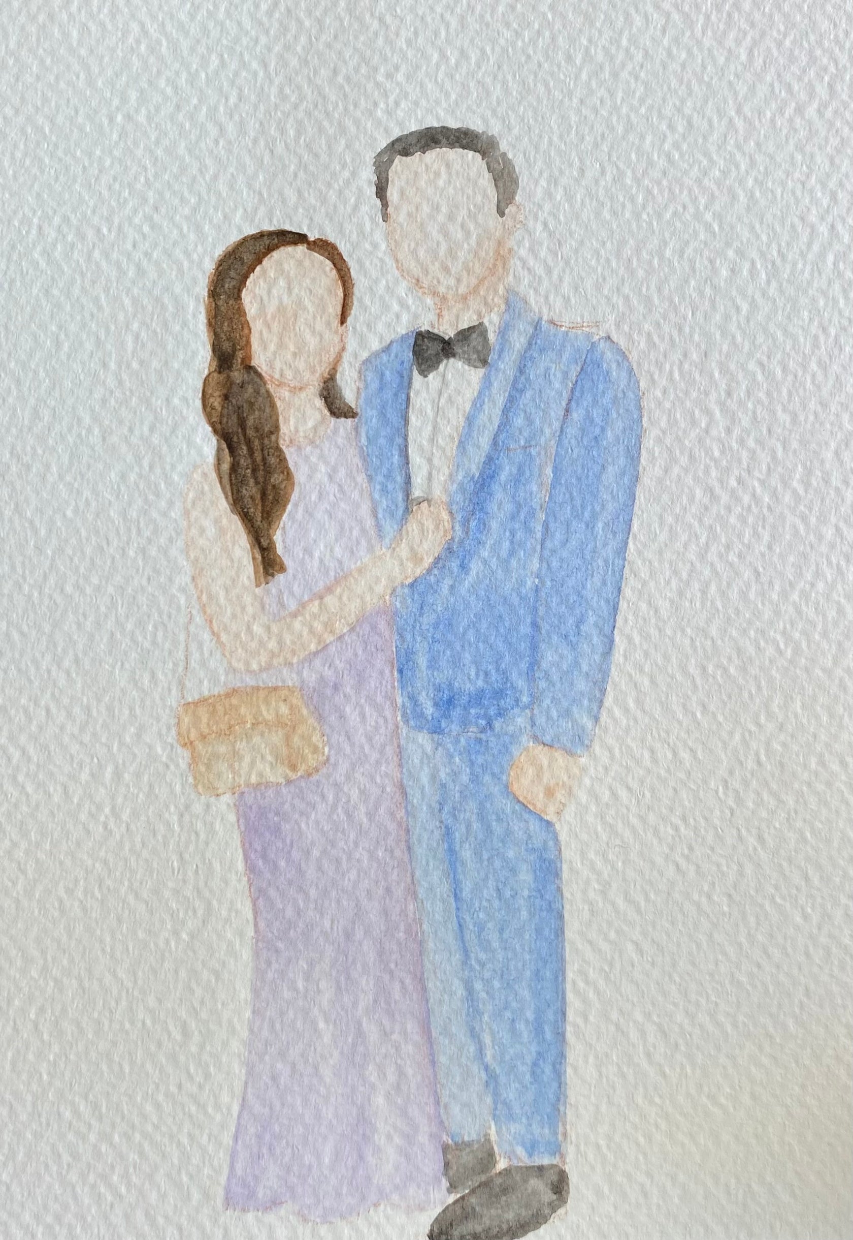 Watercolor Portraits – Delaney Nelson Design