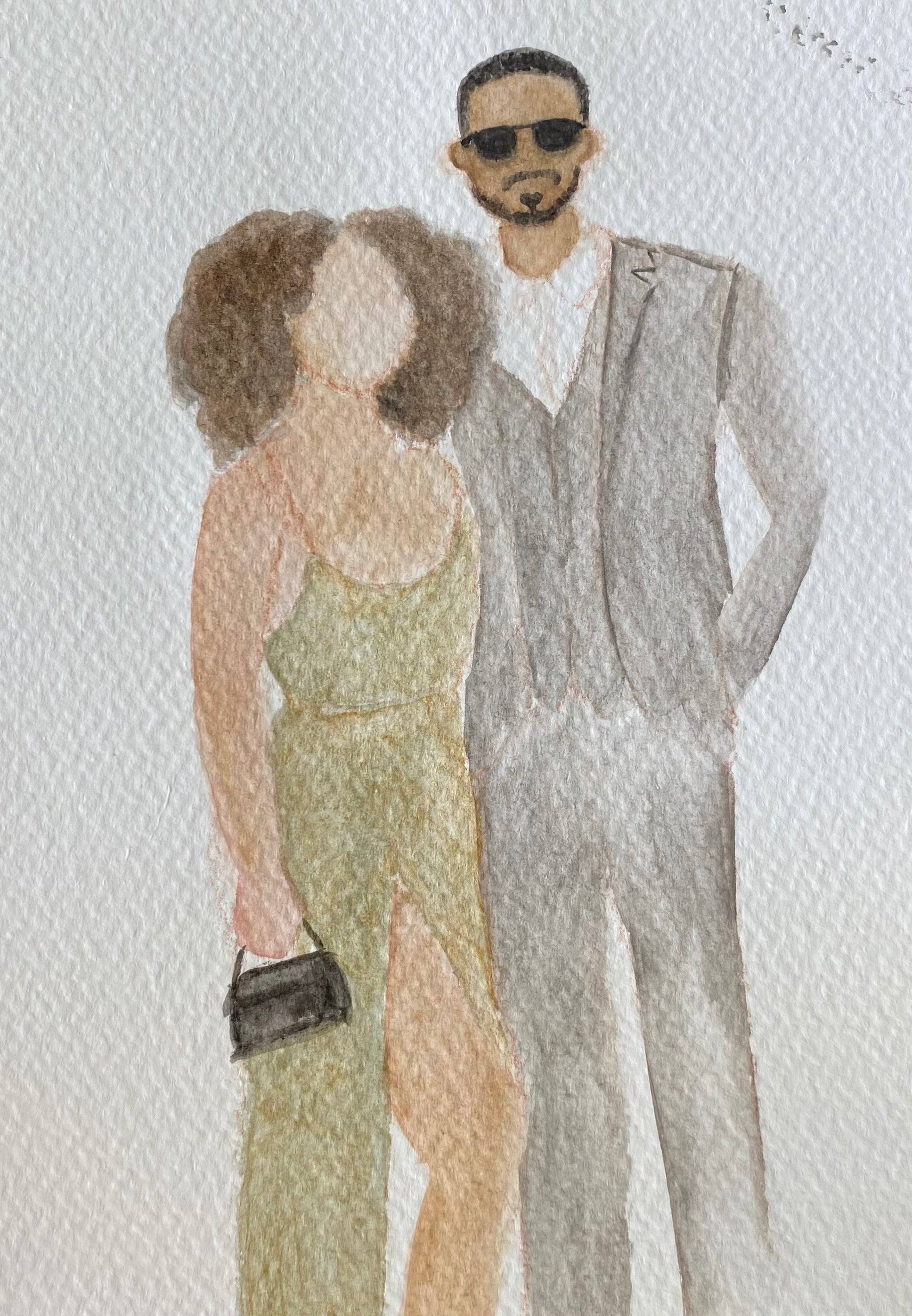 Watercolor Portraits – Delaney Nelson Design