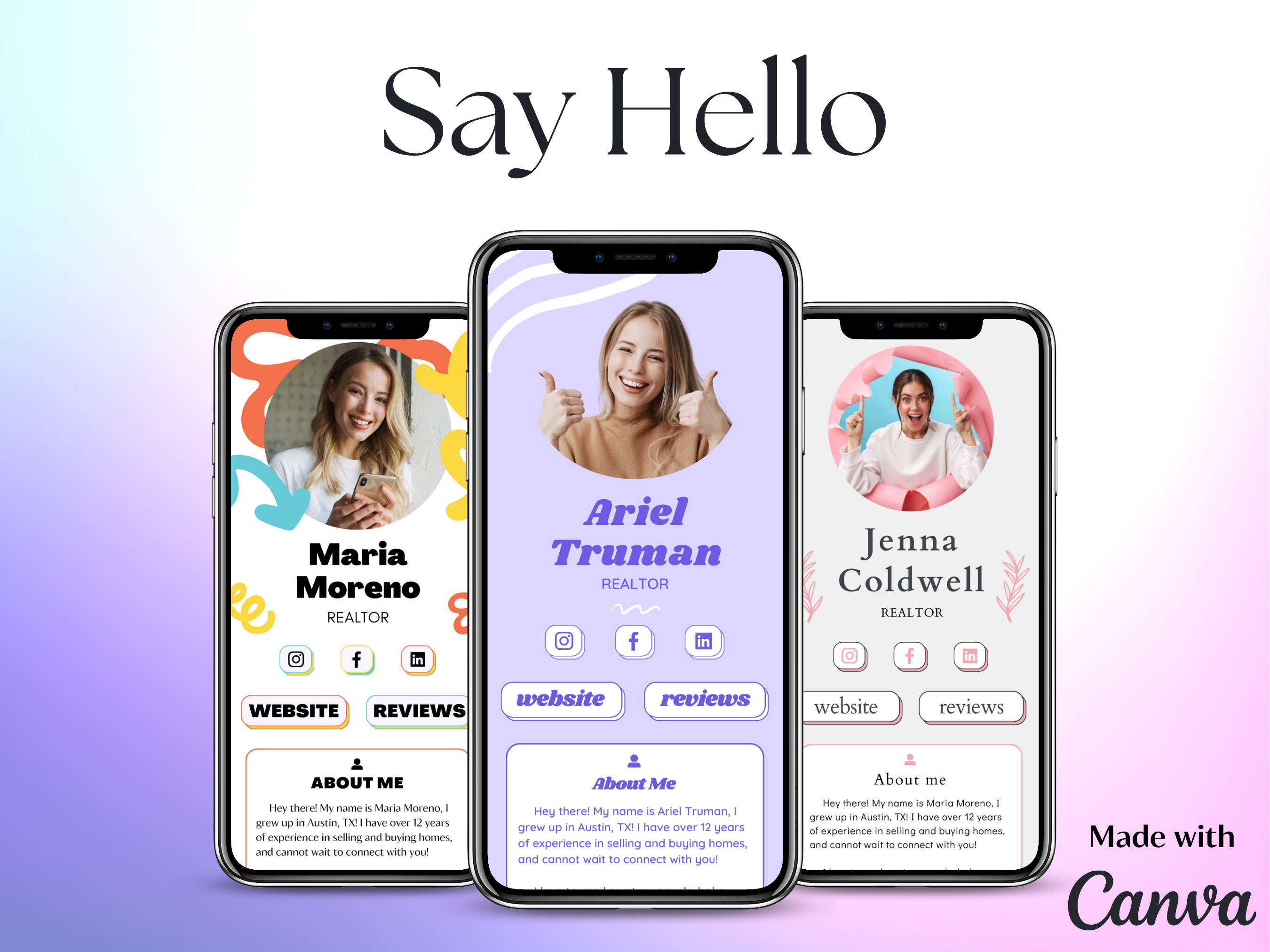 DigiCards (The Vibrant 3 Pack) – Delaney Nelson Design