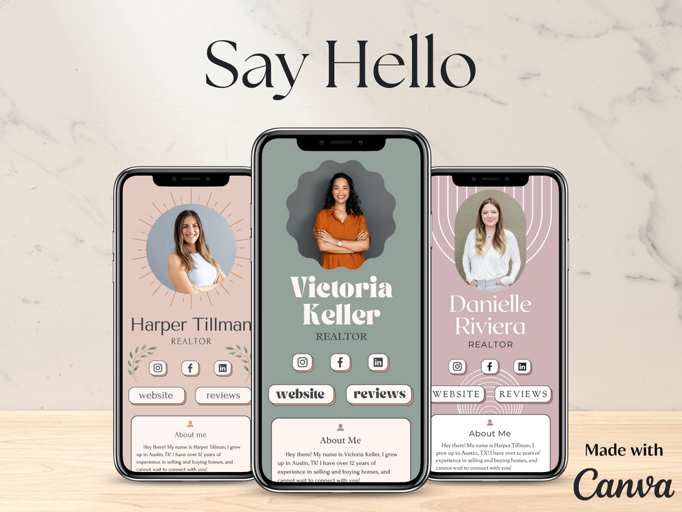 DigiCards (The Pastel 3 Pack) – Delaney Nelson Design