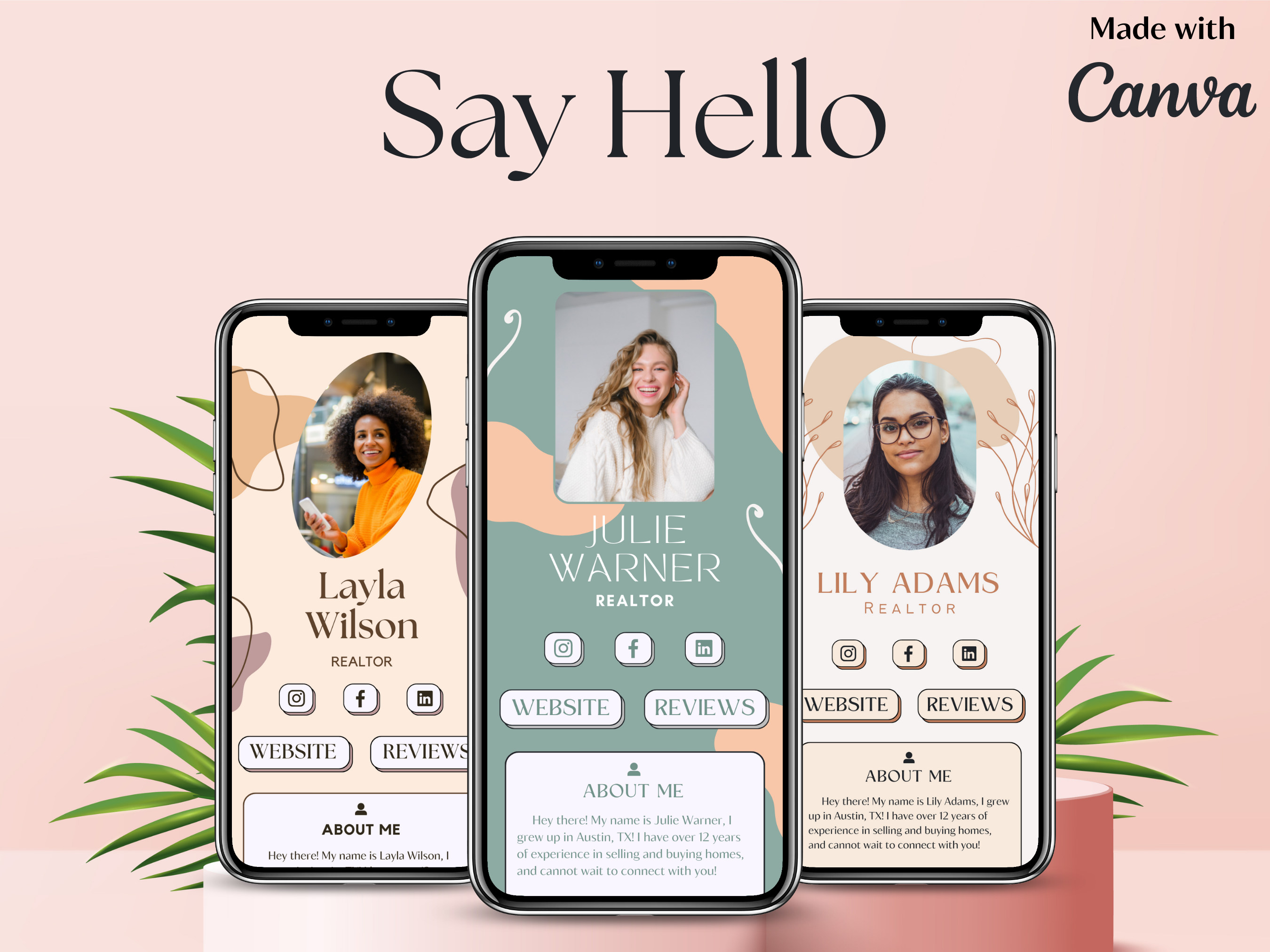 DigiCards (The Organic 3 Pack) – Delaney Nelson Design